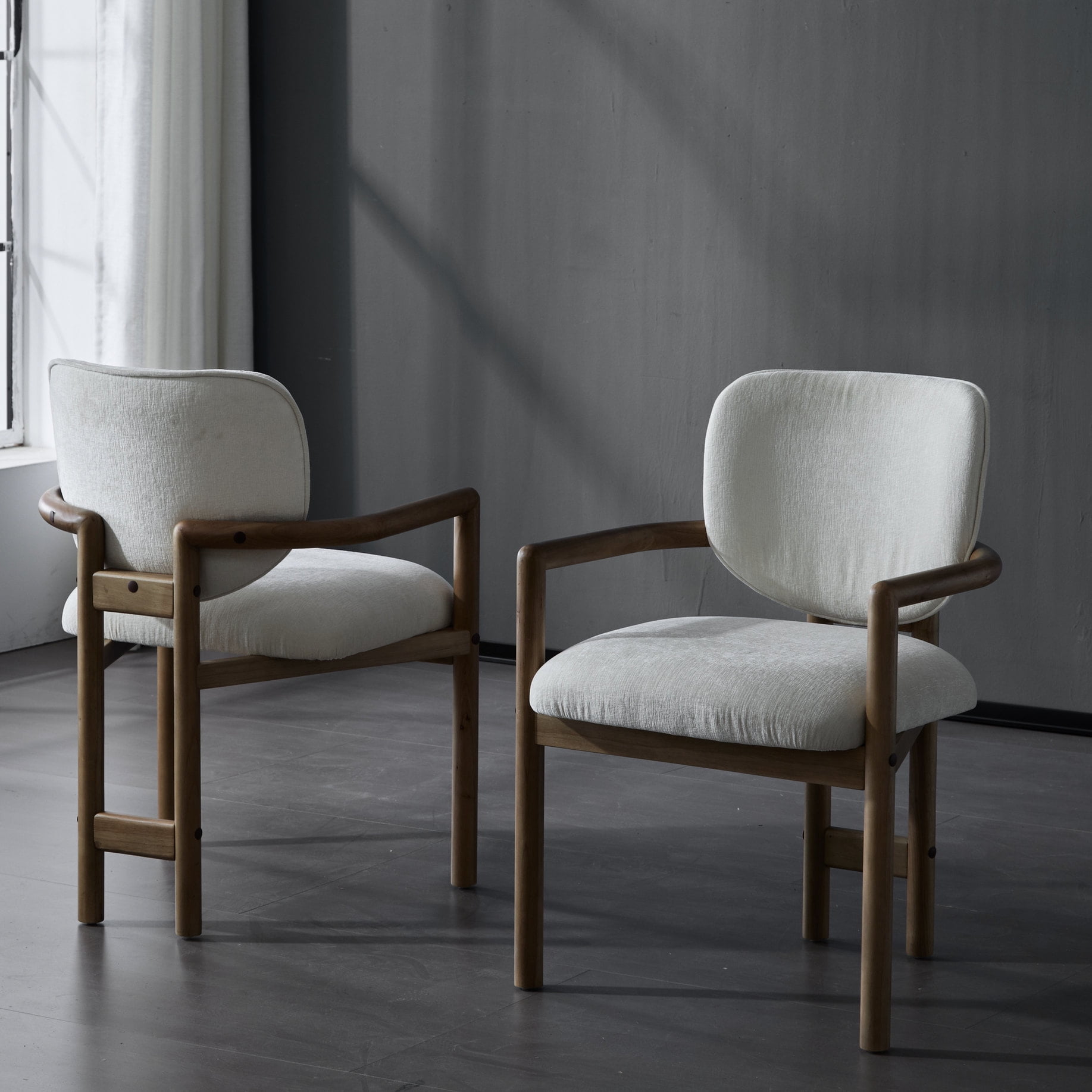 Set of 2 Chairs - King Louis Style Backrest for Comfort - Family Dining ...