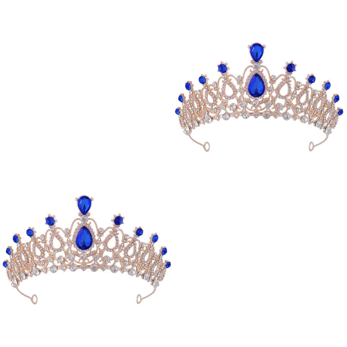 Set of 2 Children's Tiara Bridal Tiaras and Crowns Hair Accessories for ...