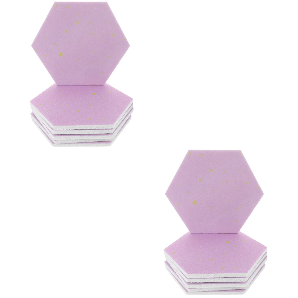 Set of 2 Classroom Boards Decorative Felt Hexagon Adhesive Bulletin ...