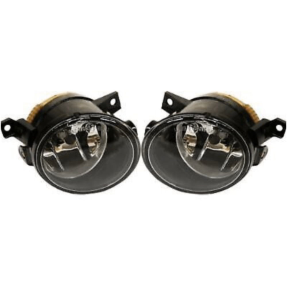 Set of 2 Clear Lens Fog Light For Eos Rabbit Tiguan Left & Right w ...