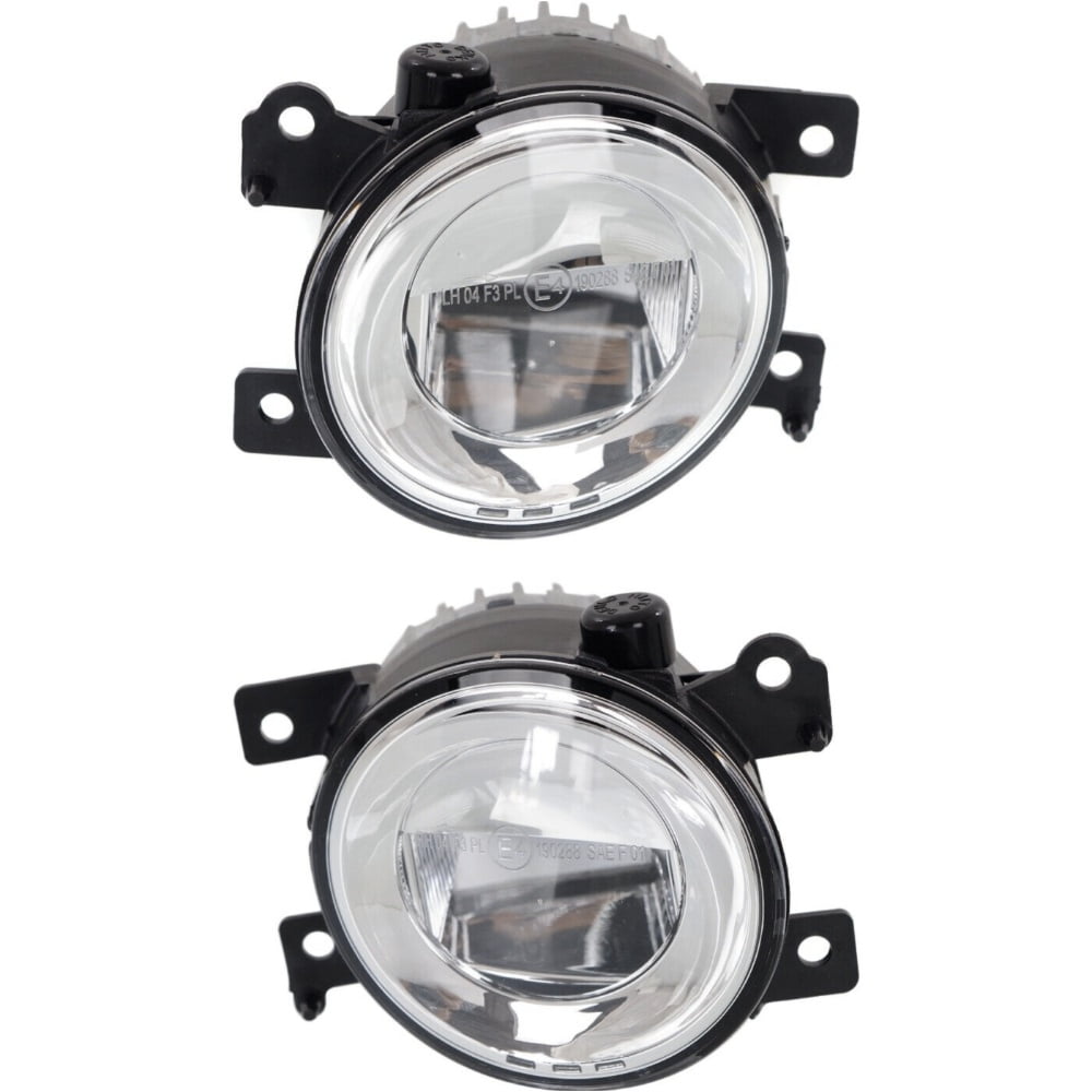 Set of 2 Clear Lens Fog Light For INFINITI Nissan Left & Right w/ Bulbs ...