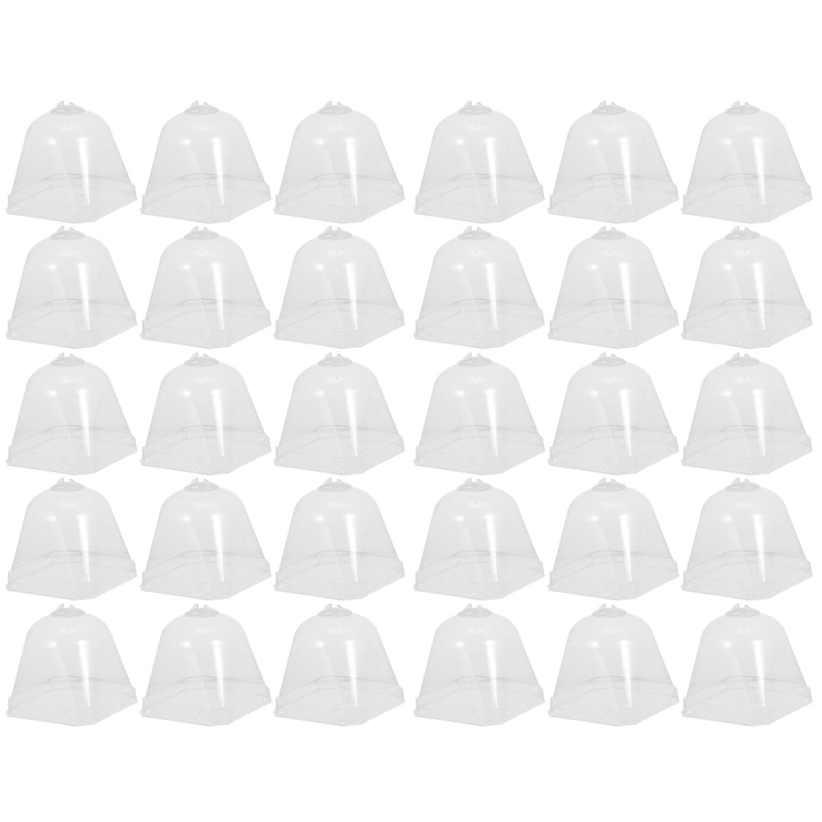 RENACLIPY Coophya Transparent Humidity Dome for Plant 30 Pieces ...