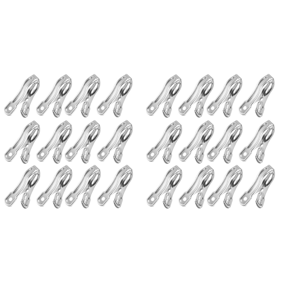 Set of 2 Cloche Hoop Clips Plant Tie Stainless Steel Garden Clamp ...