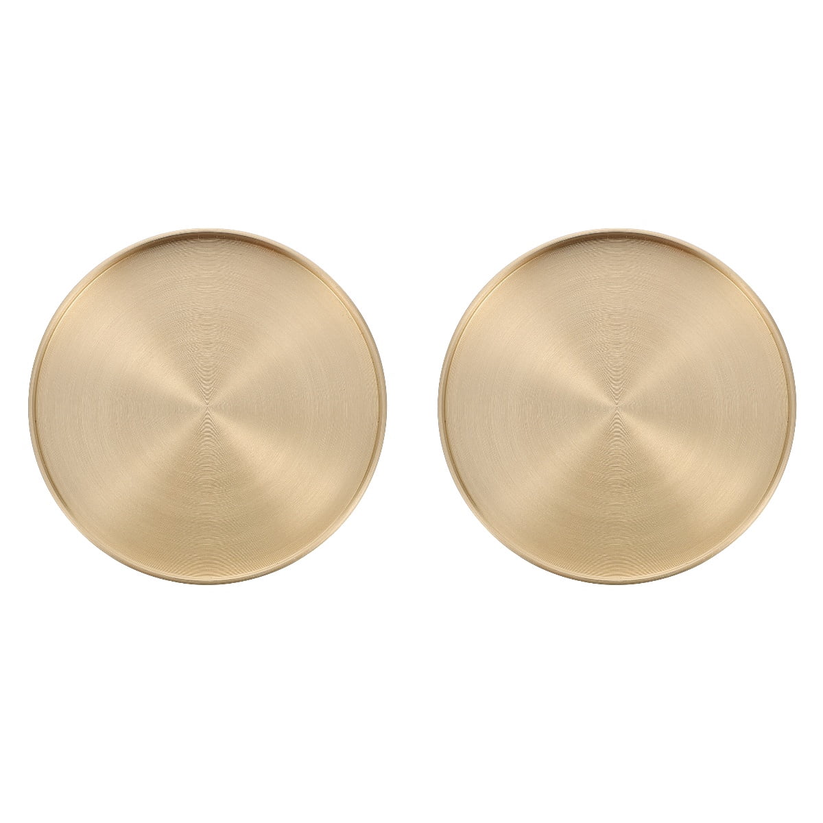 Set of 2 Coaster Retro Decor Gold Table Mat Mats Metal Coasters for Cup ...