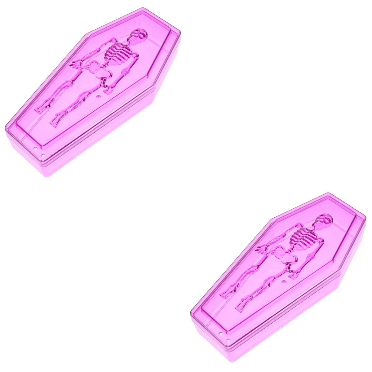 Set of 2 Coffin Candy Box Snack Holder Hallowen Party Supplies Decor ...