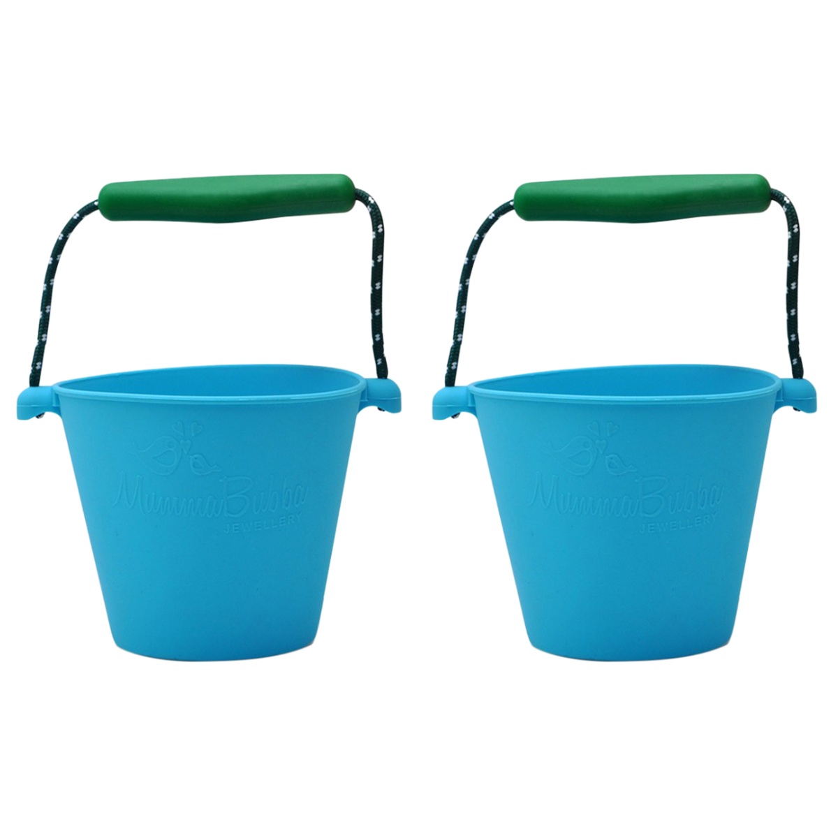 Set of 2 Collapsible Beach Bucket Castle Buckets Portable Water Child ...