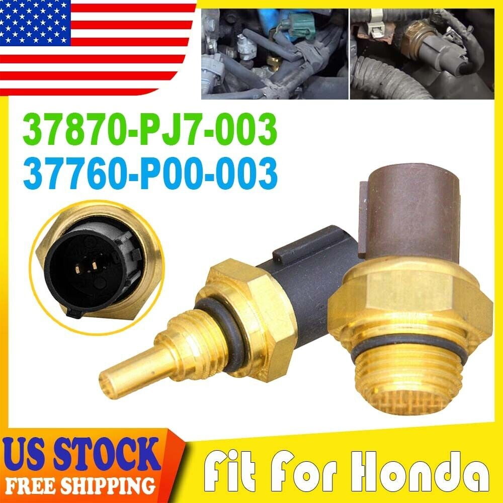 Set of 2 Cooling Fan Switch Coolant Temp Sensor Fit Honda Accord CR-V ...