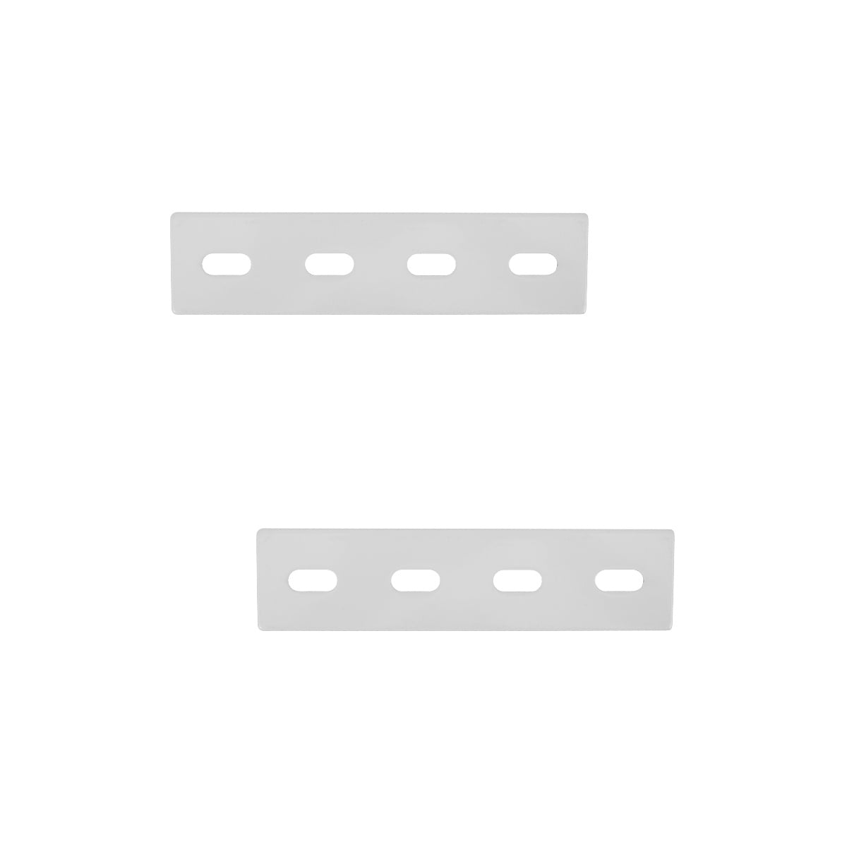 Set of 2 Corner Code Flat Plate Metal Plates Mending Wood Joints ...