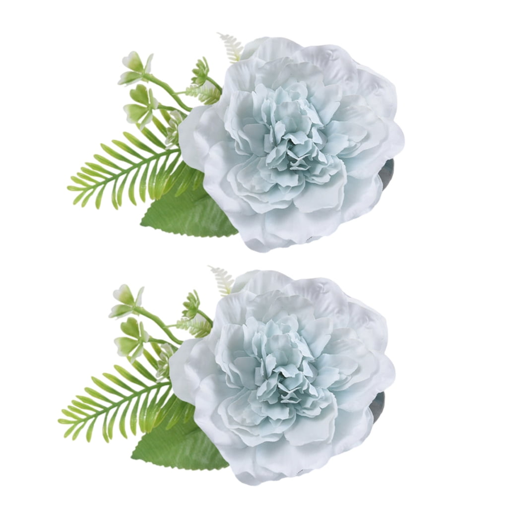Set of 2 Curtain Fasteners Ties Artificial Florals Window Drapery ...