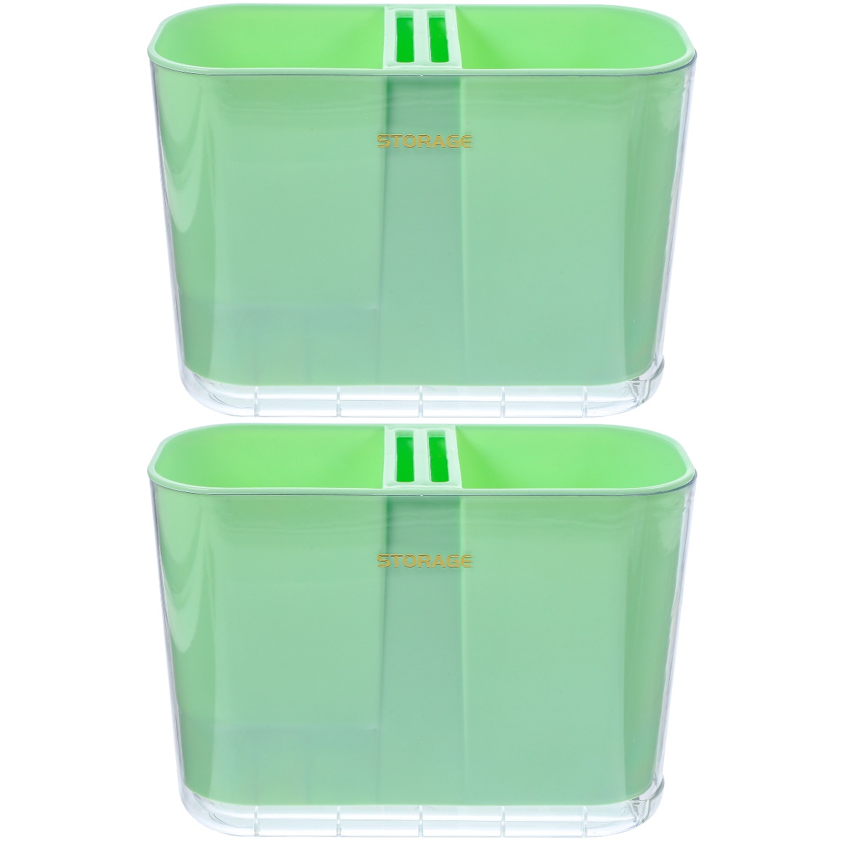 Set of 2 Cutlery Storage Box Utensil Organizer Countertop Chopsticks ...