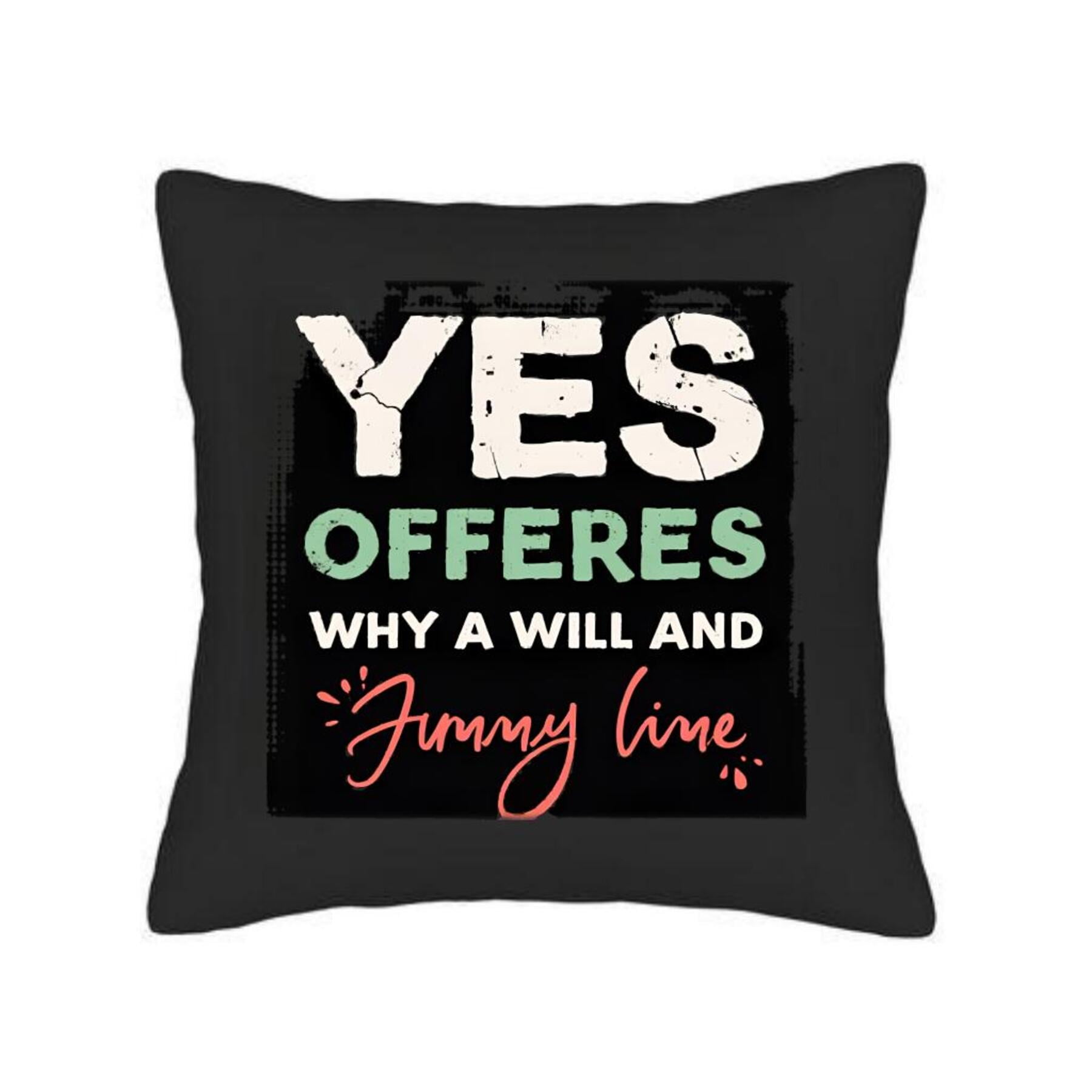 Set of 2 Decorative Throw Pillow Covers 18x18 - Bold Statement Design ...