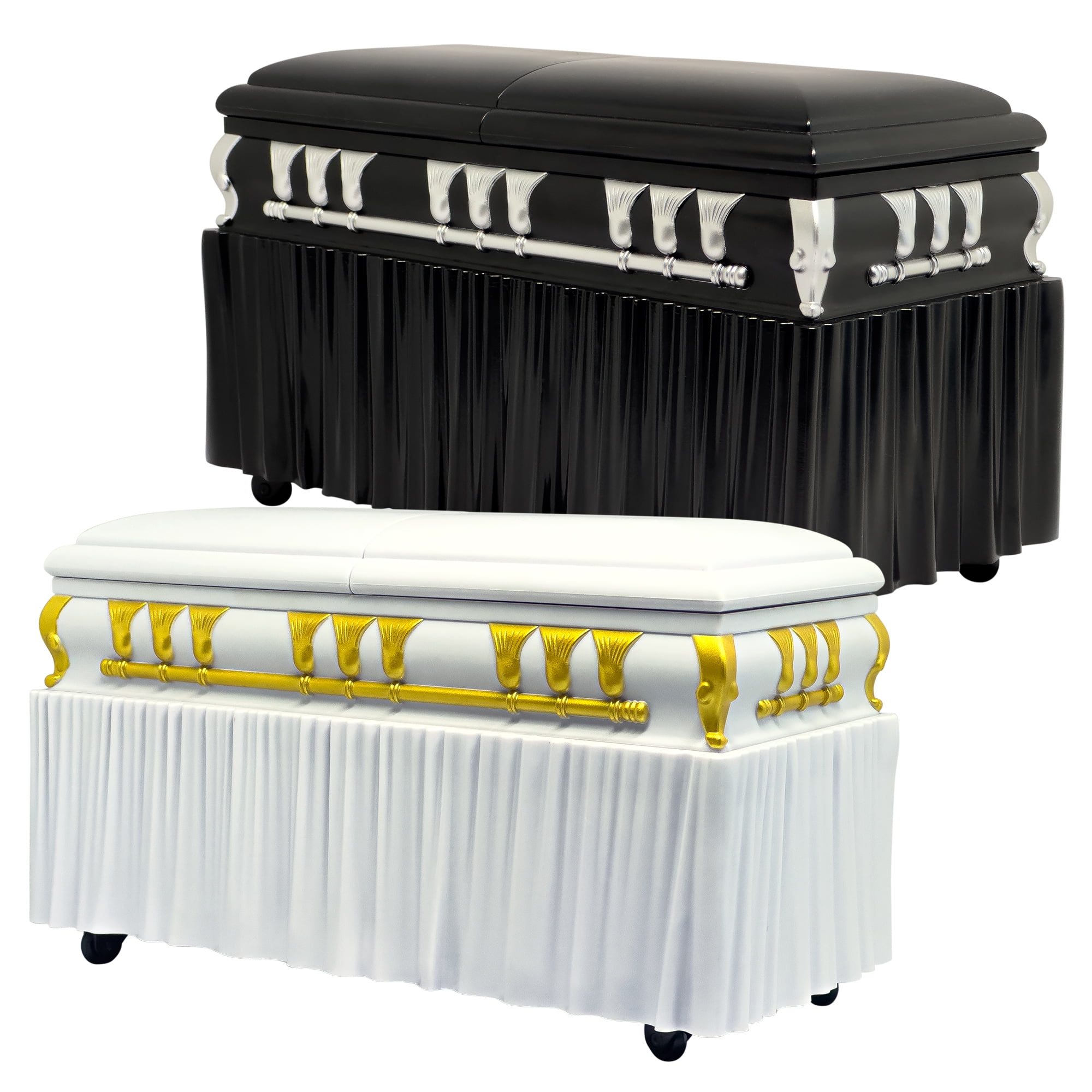 Set of 2 Deluxe Caskets for WWE & AEW Wrestling Action Figures ...