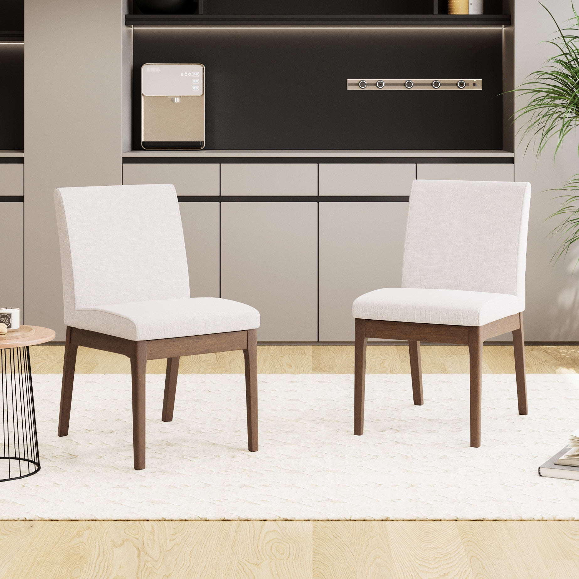 Set of 2 Dining Chairs | Contemporary Style for Functional Seating ...