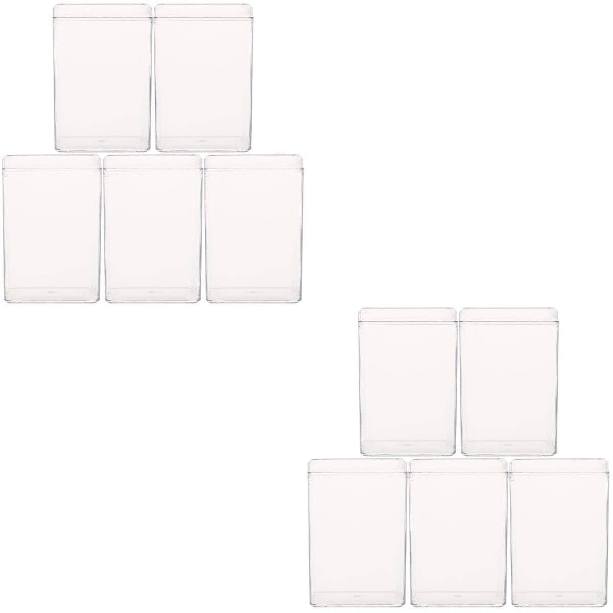 NUOLUX Clear Favor Boxes Square Shape For Family Members Scratch ...