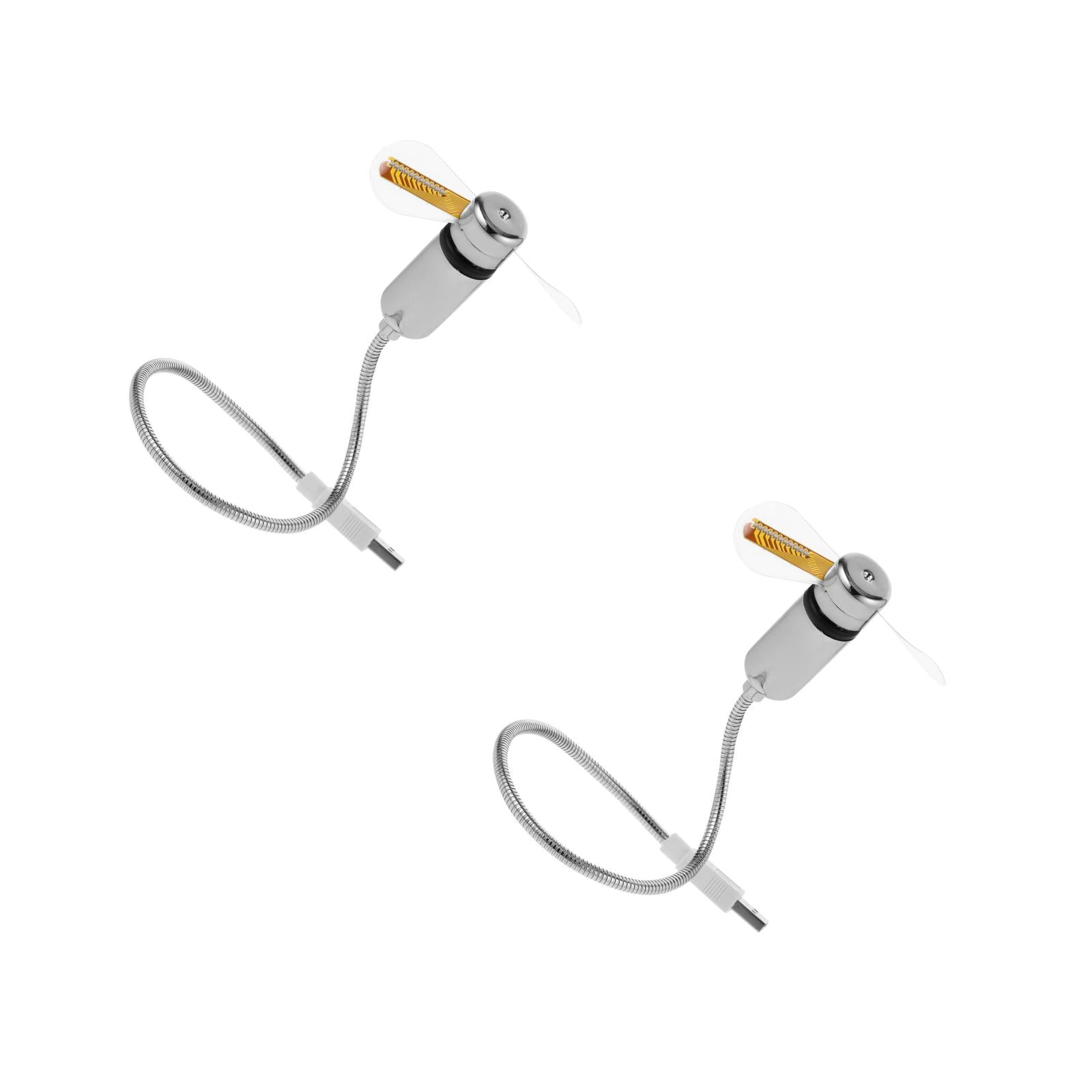Set of 2 Display Powered Programmable LED Fan LED Message Fan - Walmart.com