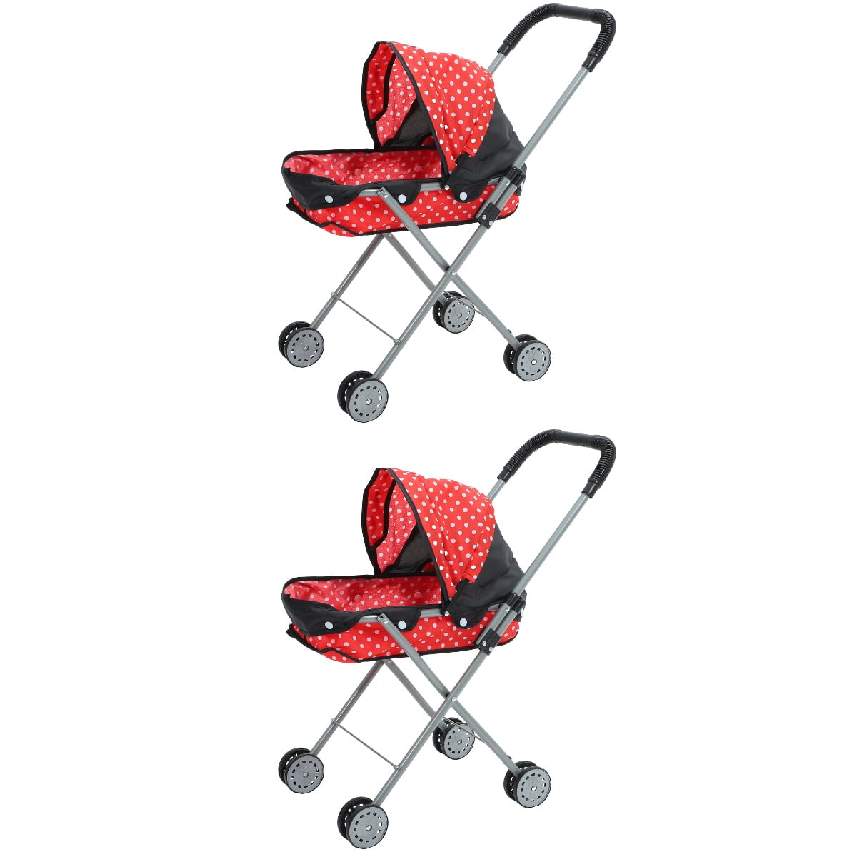 Set of 2 Dolls Stroller Trolley Toy Child Toddler - Walmart.com
