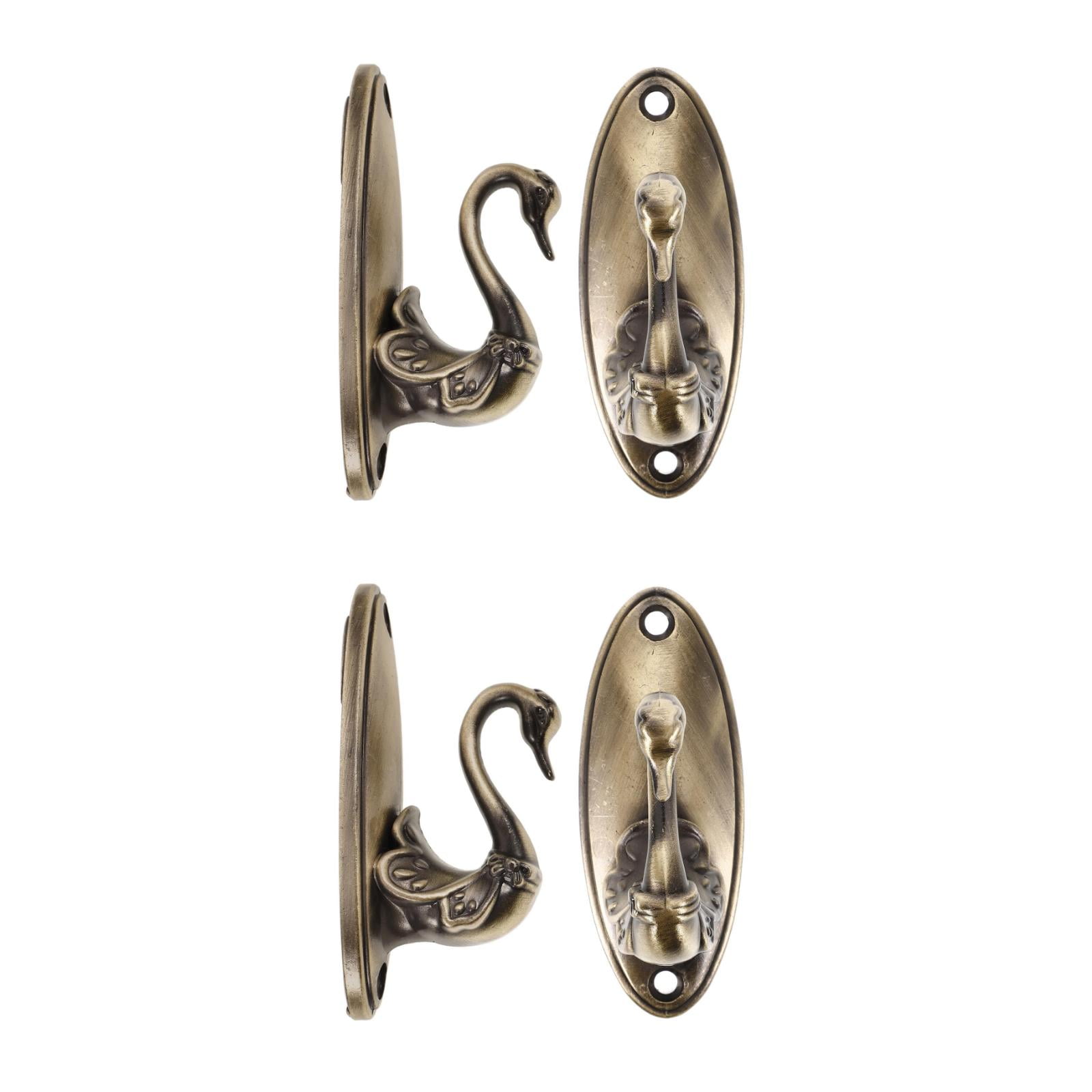 Set of 2 Door Hooks for Tiebacks Curtain Pole Rings Outdoor Curtains ...