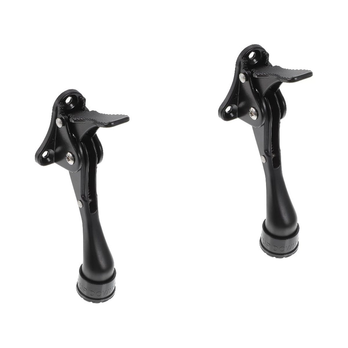 Set of 2 Door Kick Stopper Stoppers Home Double Travel Black - Walmart.com
