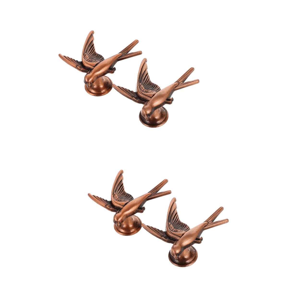 Set of 2 Brown Drawer Pulls and Cabinet Handles for Dresser Furniture ...