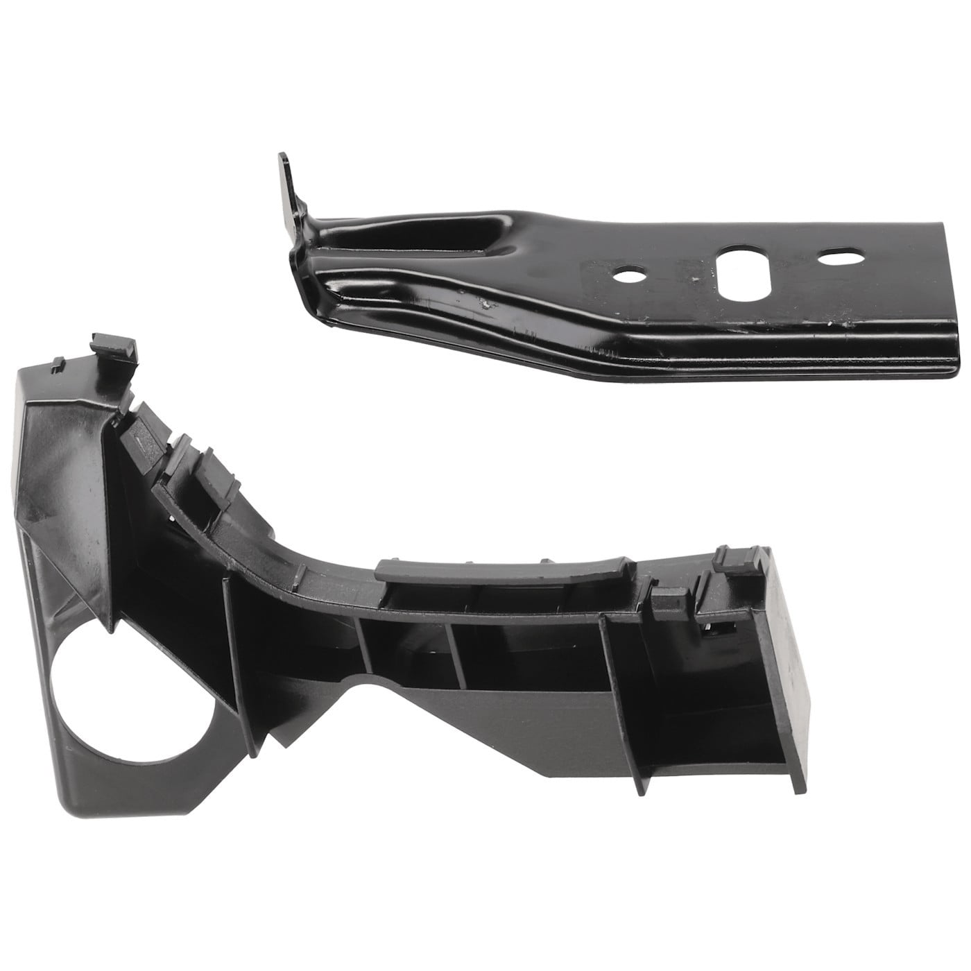 Set of 2 Driver Left Hand Pair Bumper Face Bar Brackets Retainer ...