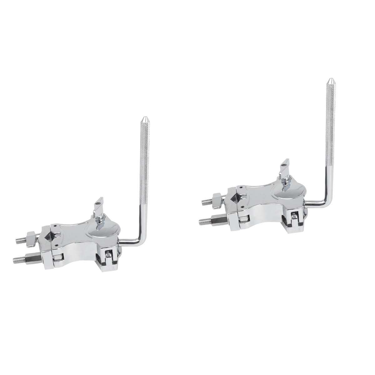 Set of 2 Drum Clip Clamp Accessory Clamps Percussion Silver - Walmart.com