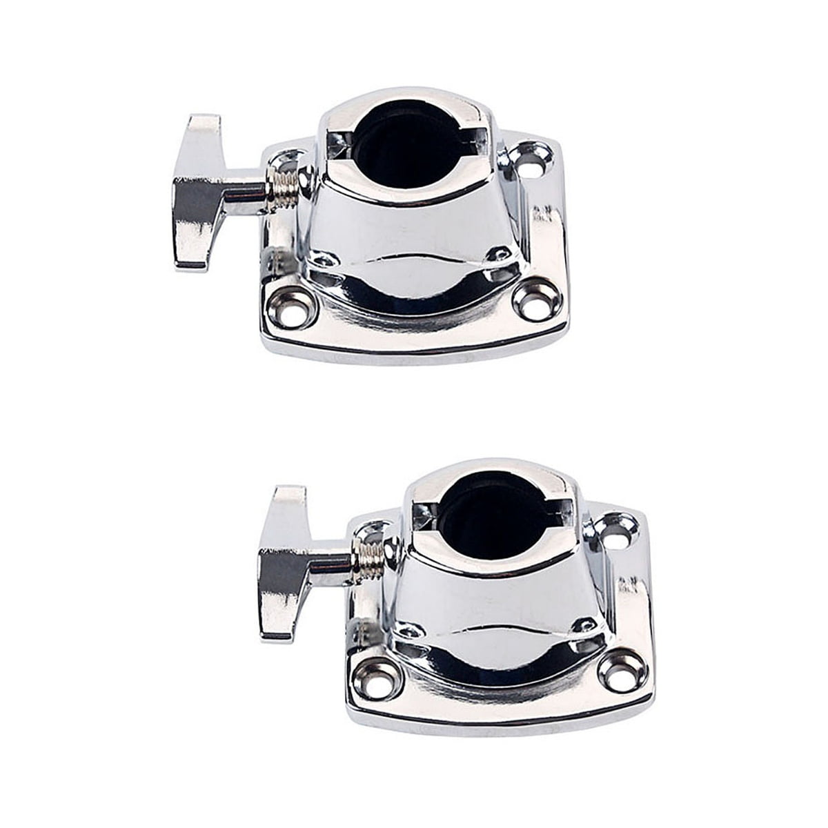 Set of 2 Drum Tom Holder Percussion Replacement Cymbal Clamp Base ...