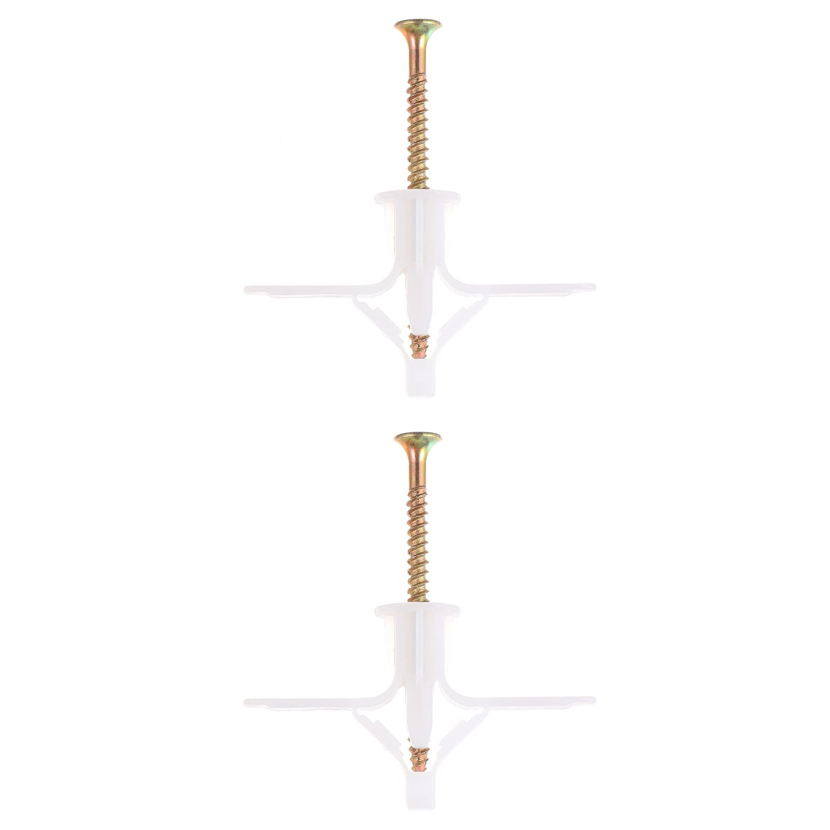Set of 2 Drywall Anchors Screw Wallboard Sheeting - Walmart.com