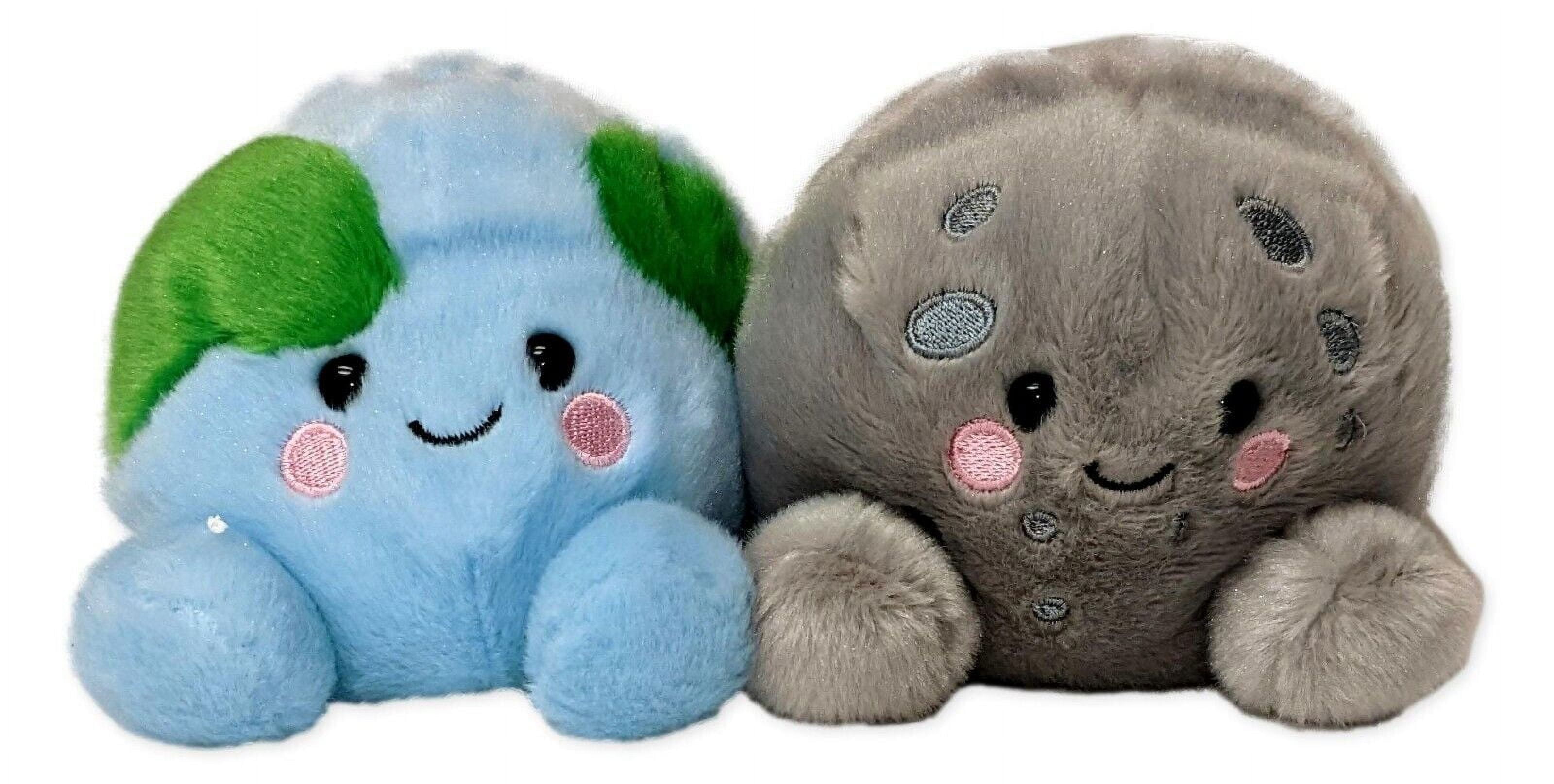 Set of 2 EVE EARTH & CELENE MOON Palm Pals 5" Stuffed Animal Plush ...