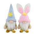 2pcs Spring Easters Bunnies Gnomes Figurines Handmade Swedish Tomtes ...