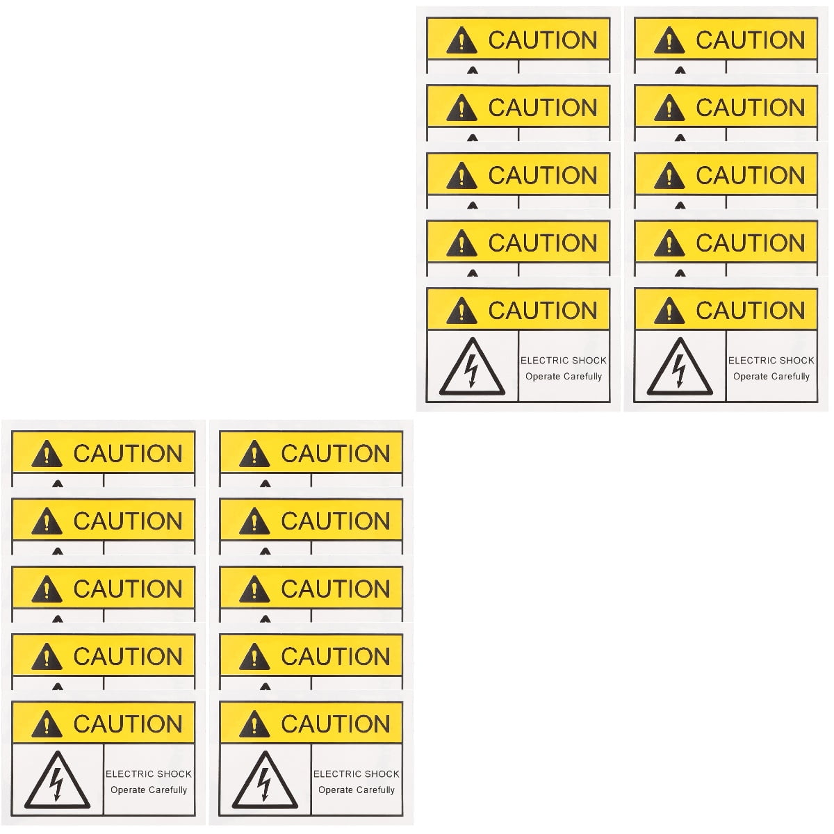 Set of 2 Electrical Alarm Note The Grounding Sticker - Walmart.com