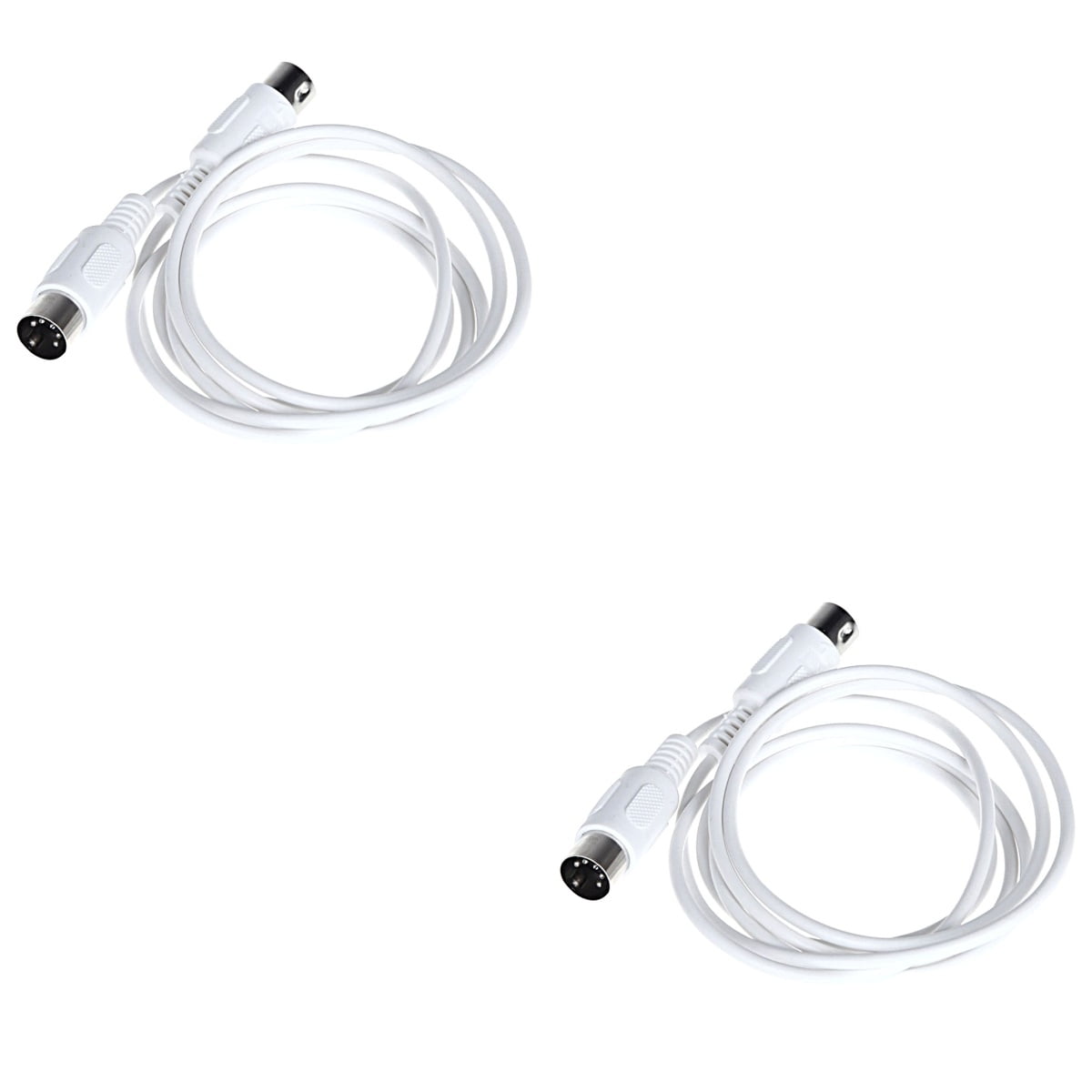 Set of 2 Electronic Keyboard Connector Cables Computer Connection ...