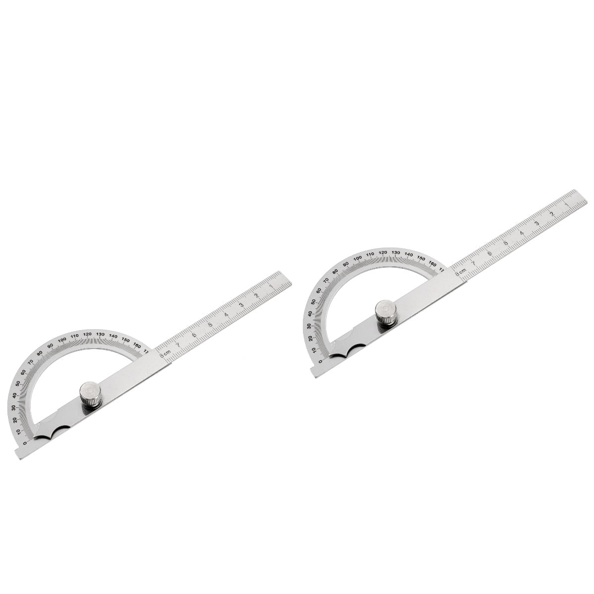 Set of 2 Engineer Protractor Two Angle Gauge Multi-functional Ruler ...