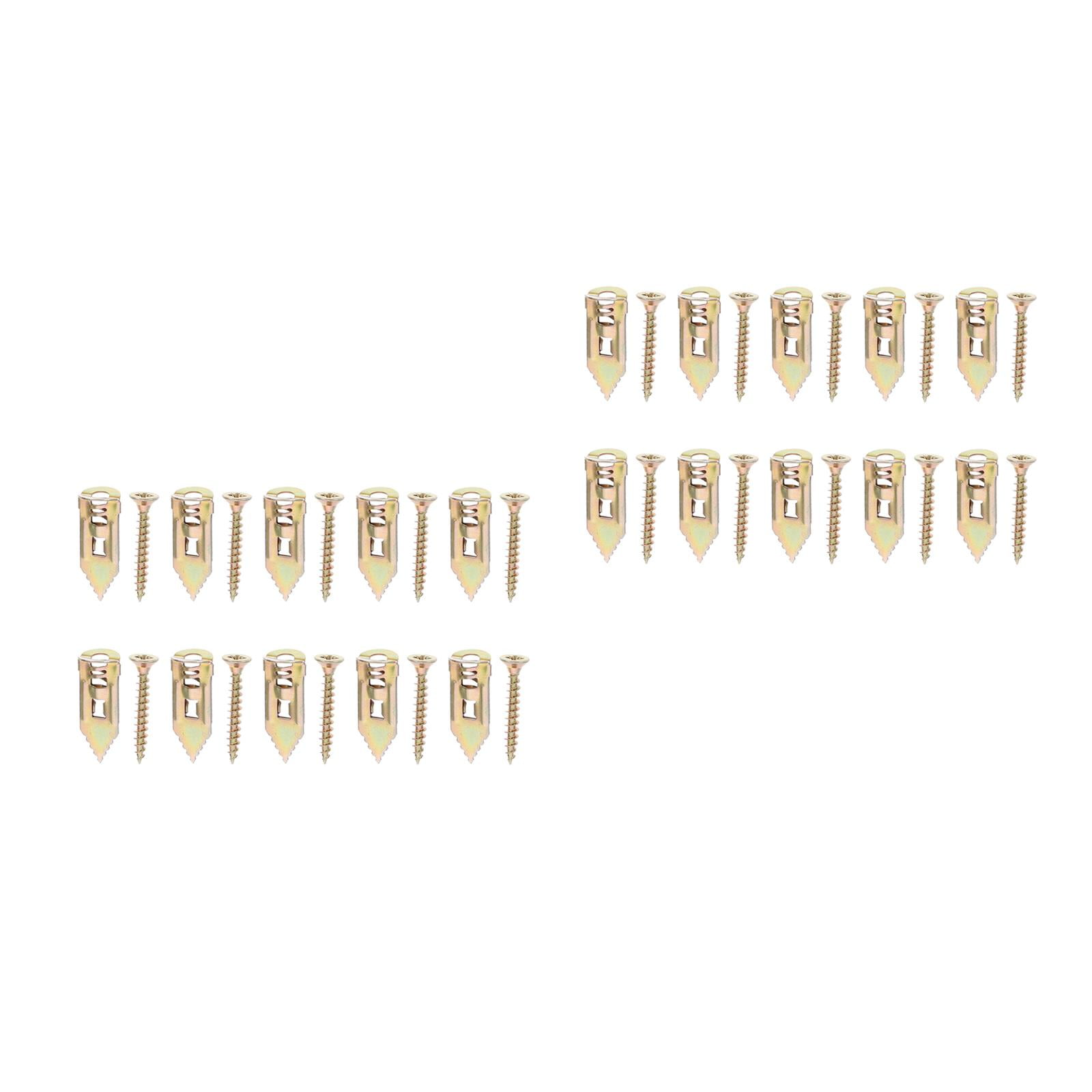 Set of 2 Expansion Screw Bolt Self Tapping Screws Drywall Fixing ...