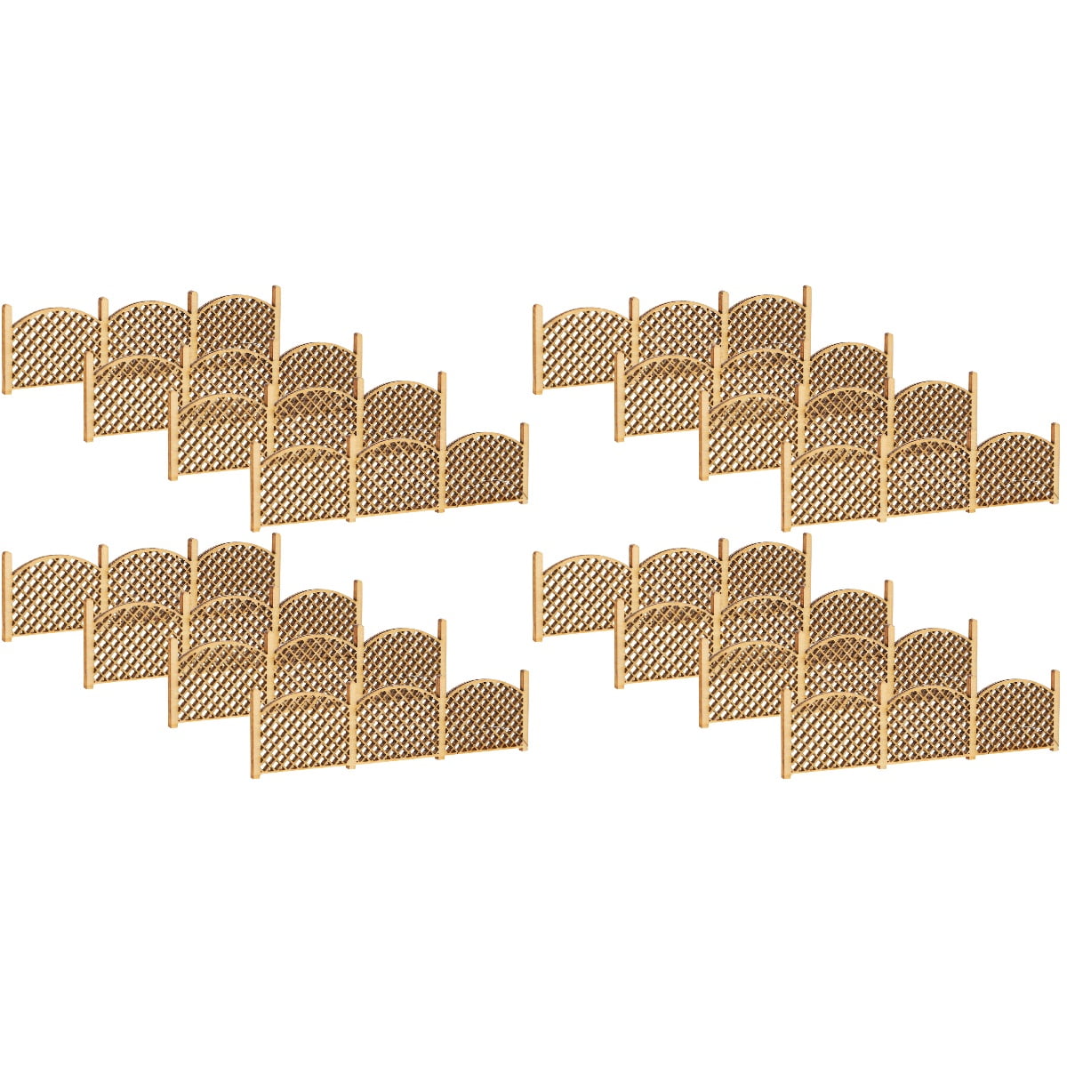 Set of 2 Fairy Garden -assembled Sandbox Architectural Model Railings ...