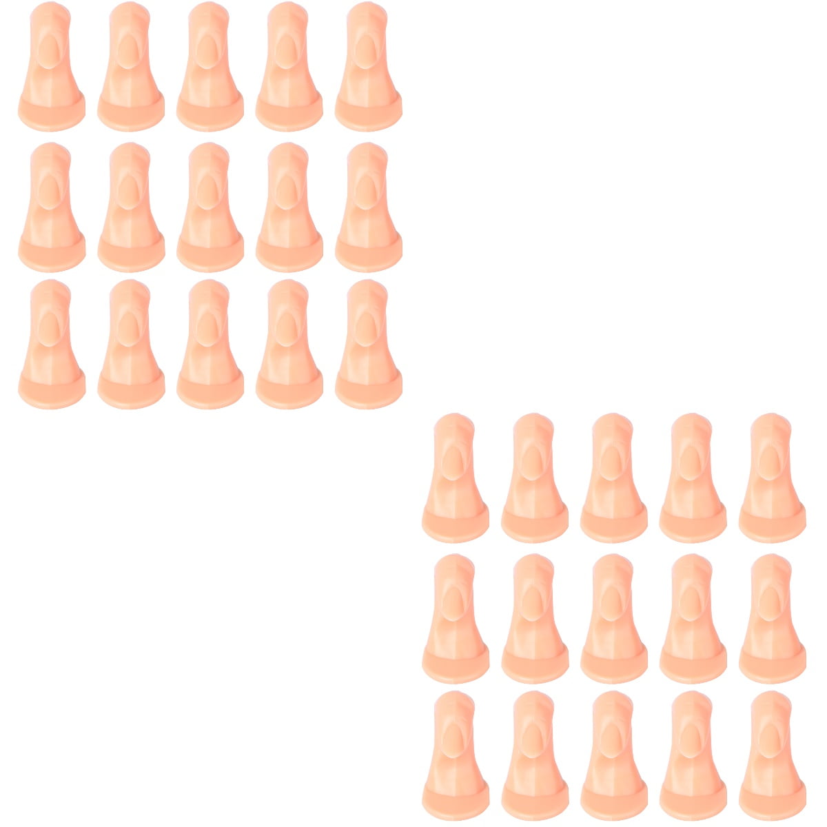 Set of 2 Fake Finger Plastic Fingers for Acrylic Nails - Walmart.com