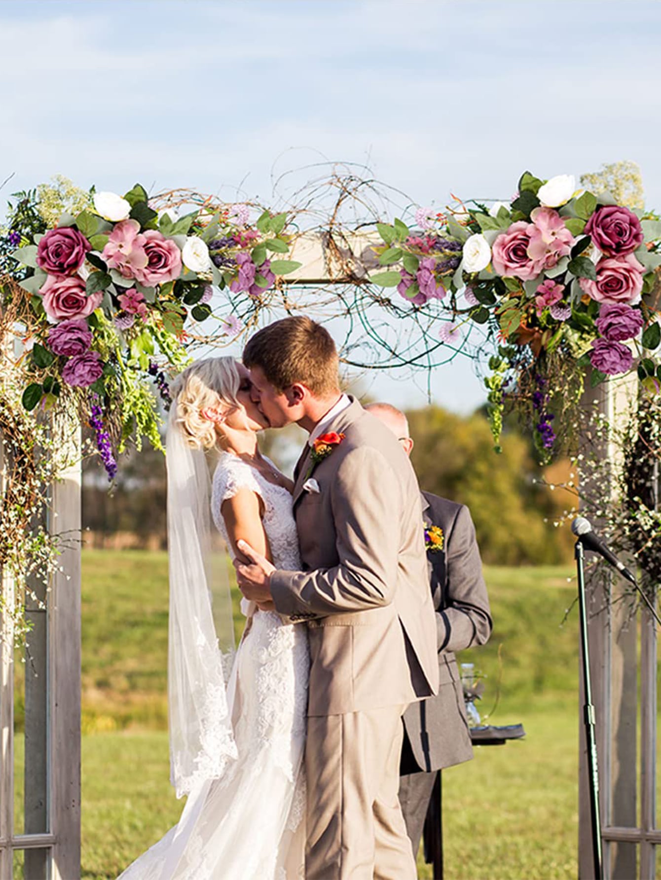 Koyal Wholesale Brush Script Wedding Signs Bundle Set for Ceremony, Reception Decor Signage, 8.5 ...