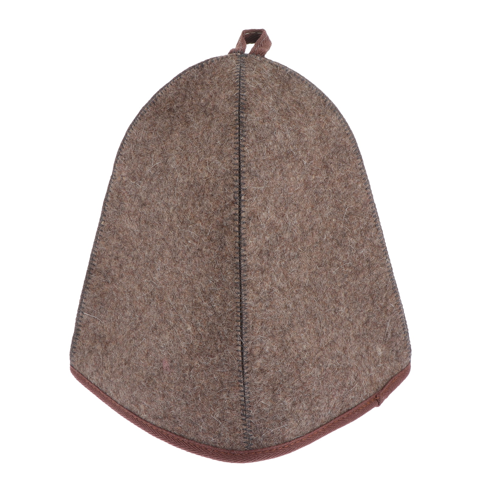 Set of 2 Felt Sauna Hat Bath House Caps Portable Hair Suit Wool Miss ...