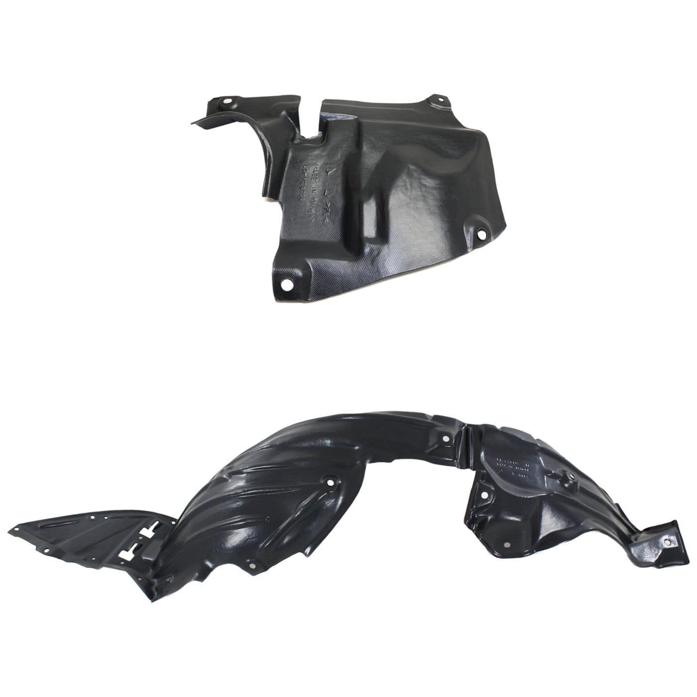 Set of 2 Fender Liners for Mazda 3 (Left & Right, Front & Rear ...