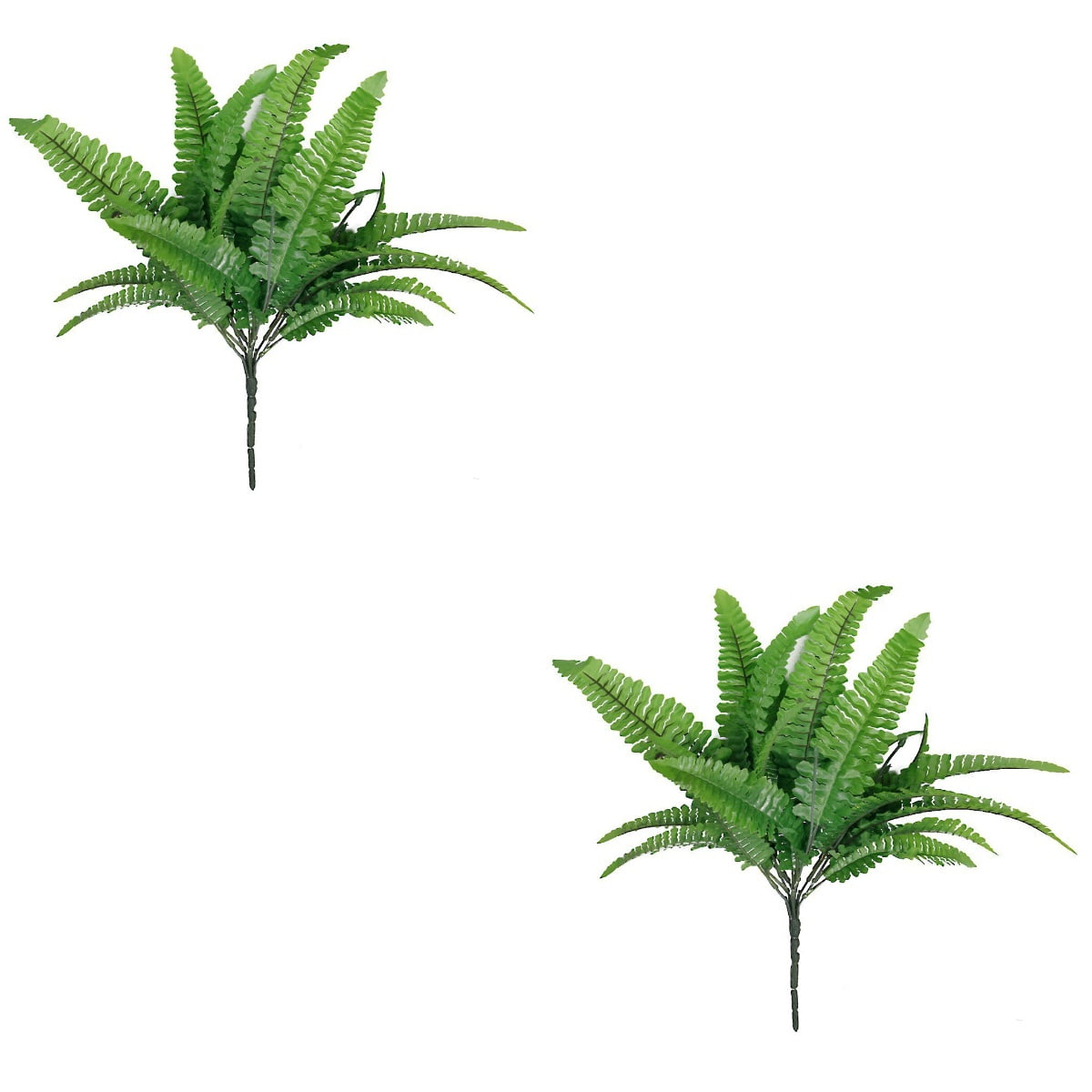 Set of 2 Fern Leaves Artificial Plant Airy Accent Non-toxic - Walmart.com