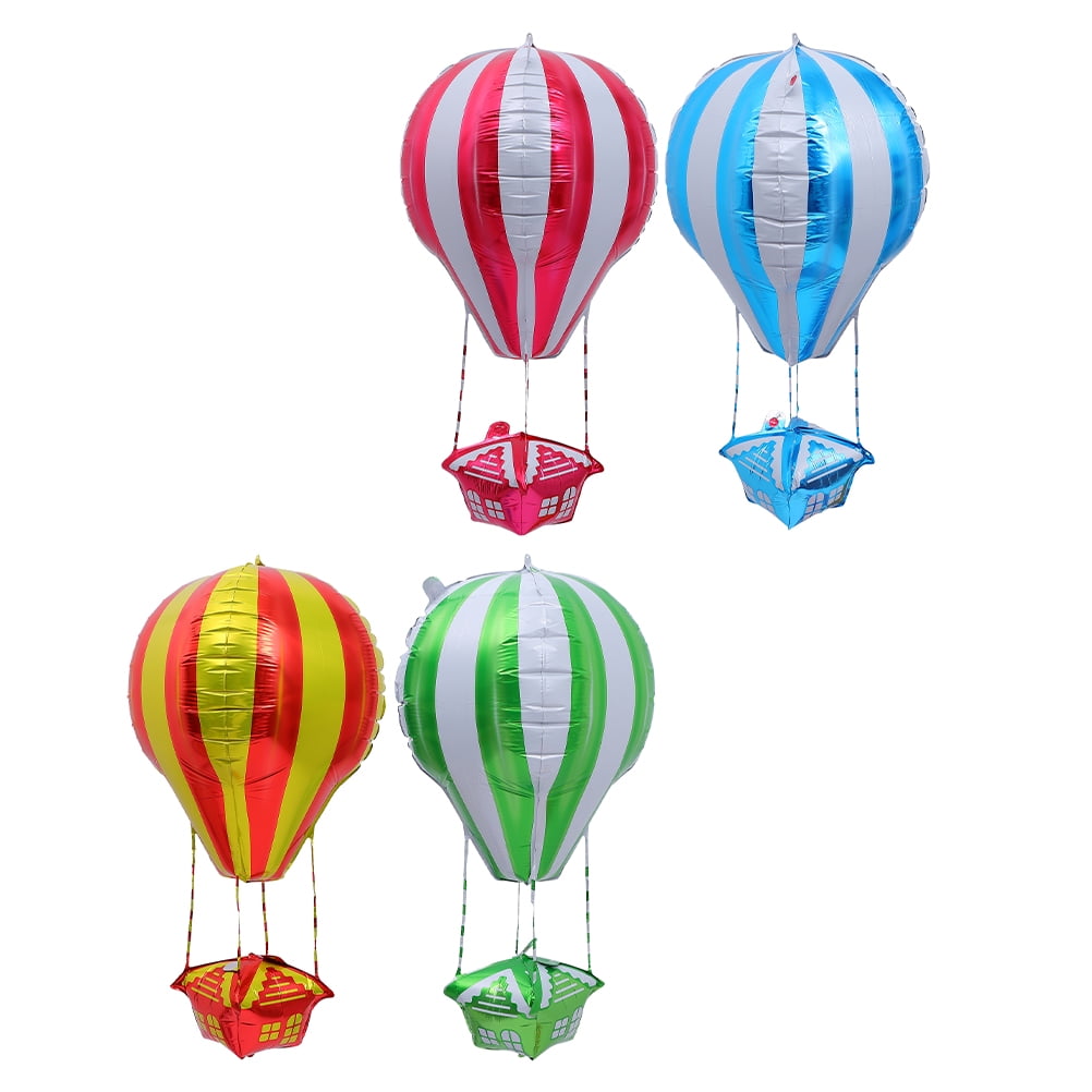 Set of 2 Festival Decorative Balloon Metallic Balloons Hot Air ...