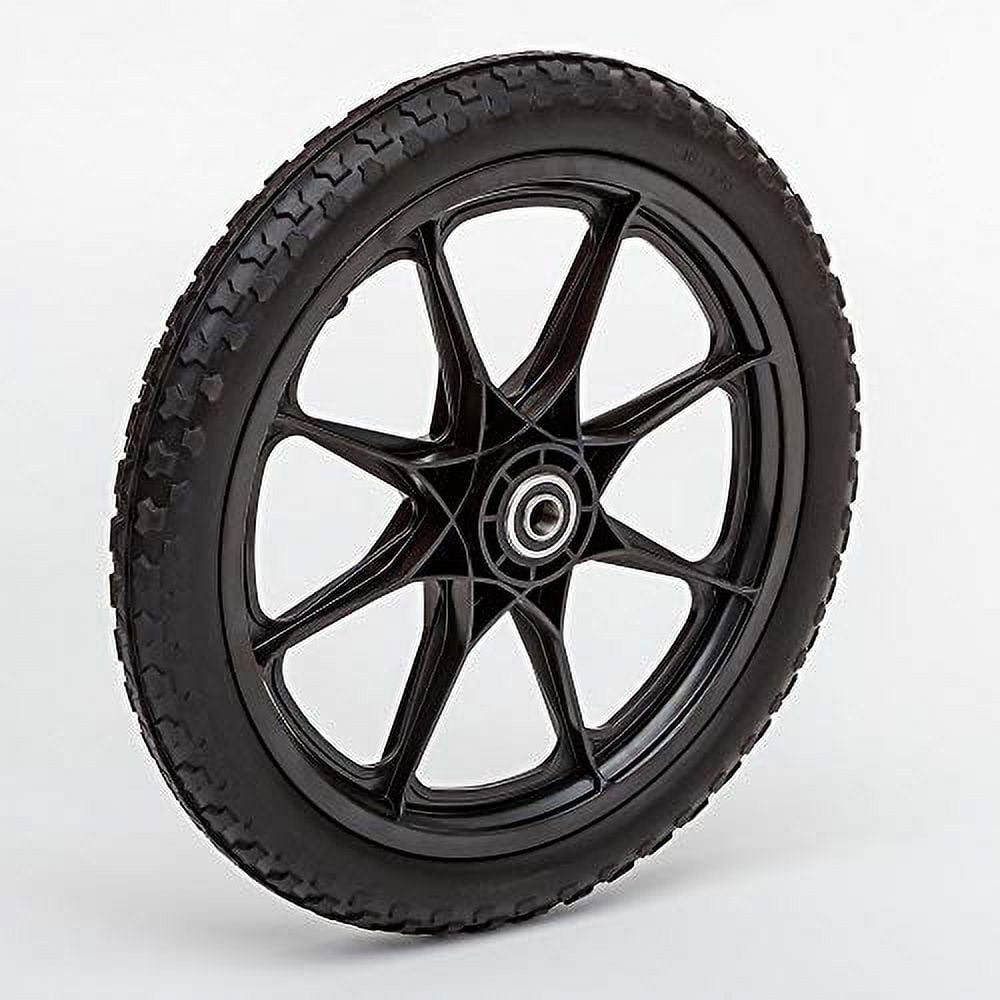 Set of 2 Flat Free Plastic Spoke Wheels | Replacement Wheel for ...