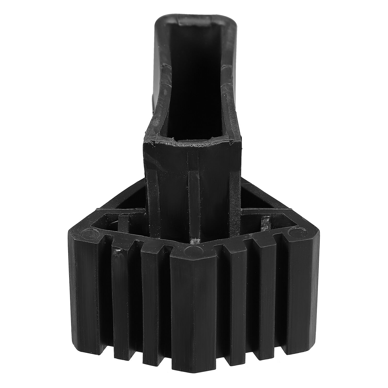 Set of 2 Floor Mat Folding Step Stool Ladder Telescopic Ladders Black ...