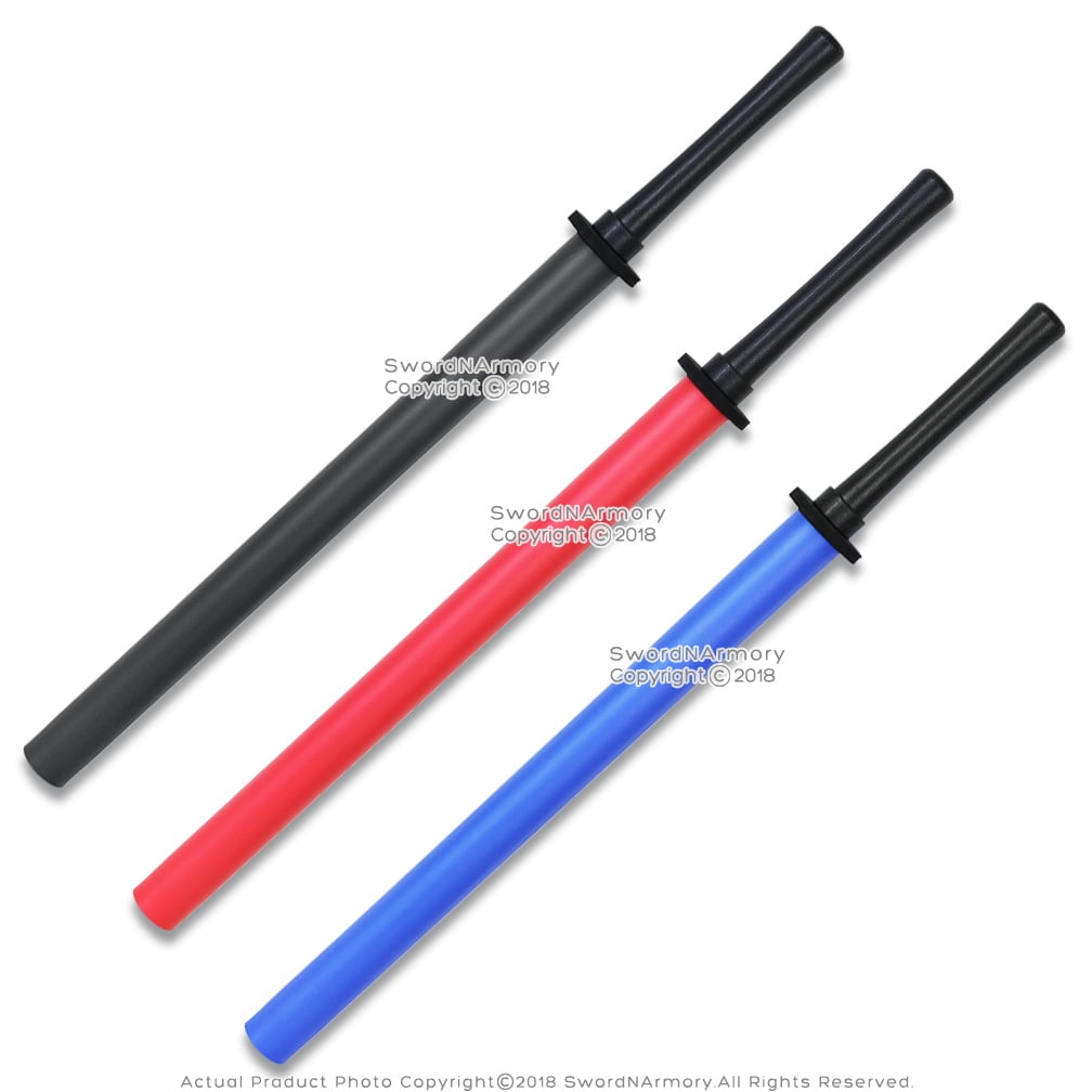 Set of 2 Foam Padded Training Swords Shinai Bokken with Hard Plastic ...