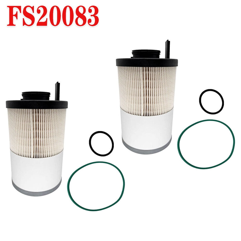 Set of 2 Fuel Water Separator Filter FS20083 Diesel Fits for ISX DD13 ...