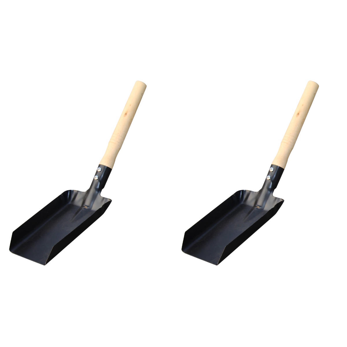 Set of 2 Gardening Shovel Light Fixture Bulb Barrel Lamp Covers Black ...