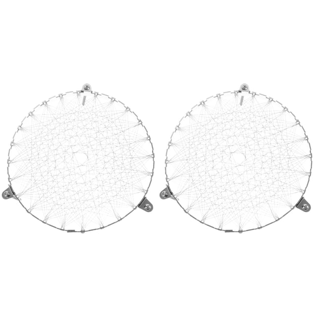 Set of 2 Gas Stove Nickel Wire Mesh Metal Diffuser Round Fast ...