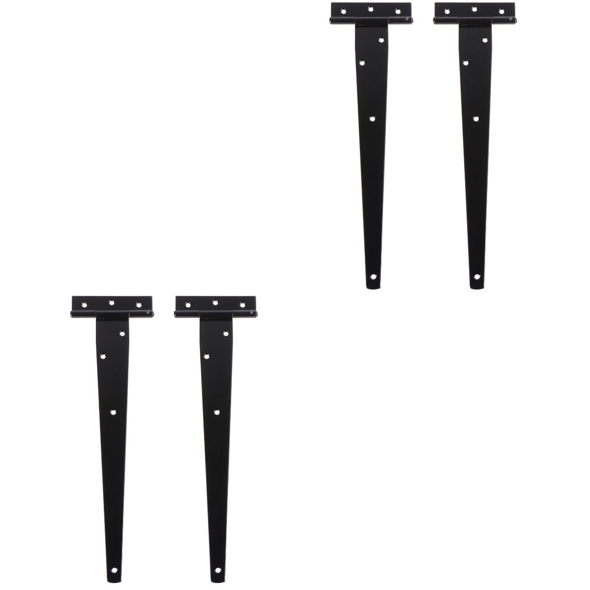 Set of 2 Gate Hinges Rustproof Stable Fixation Strap - Walmart.com