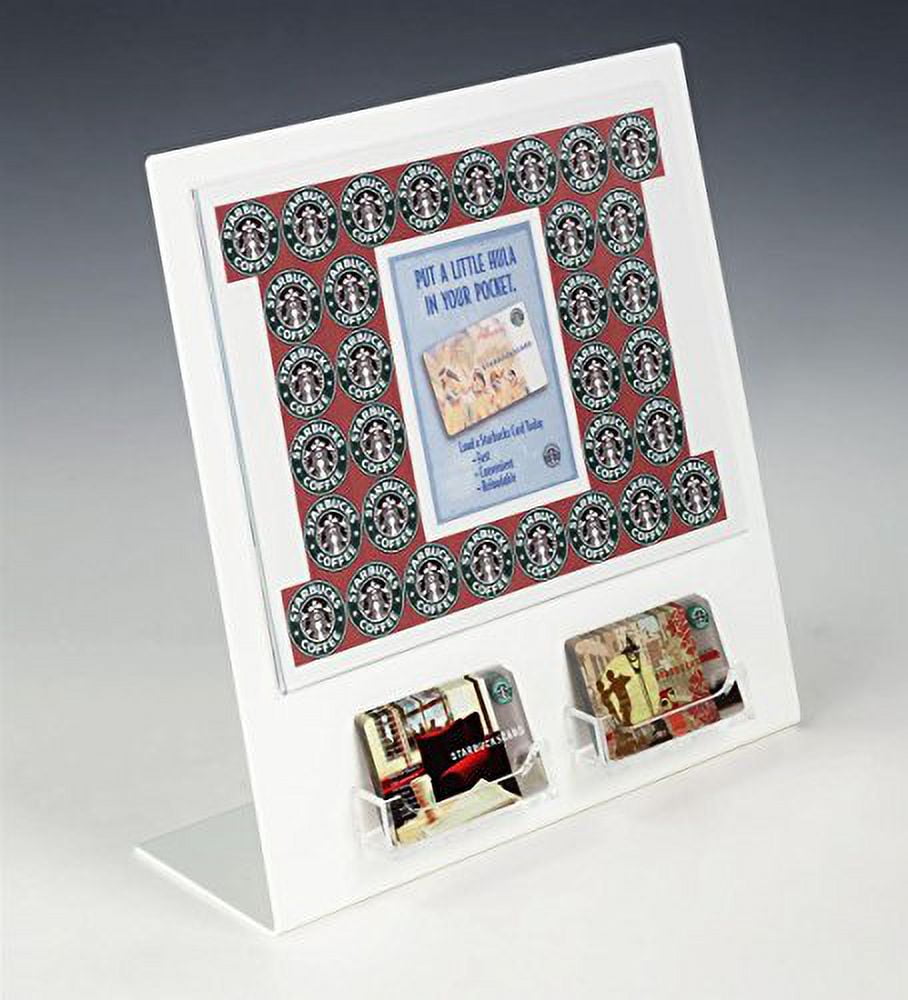 Set of 2, Gift Card Display with Sign Holder, 12-1/2 x 12-1/2 x 4-Inch ...