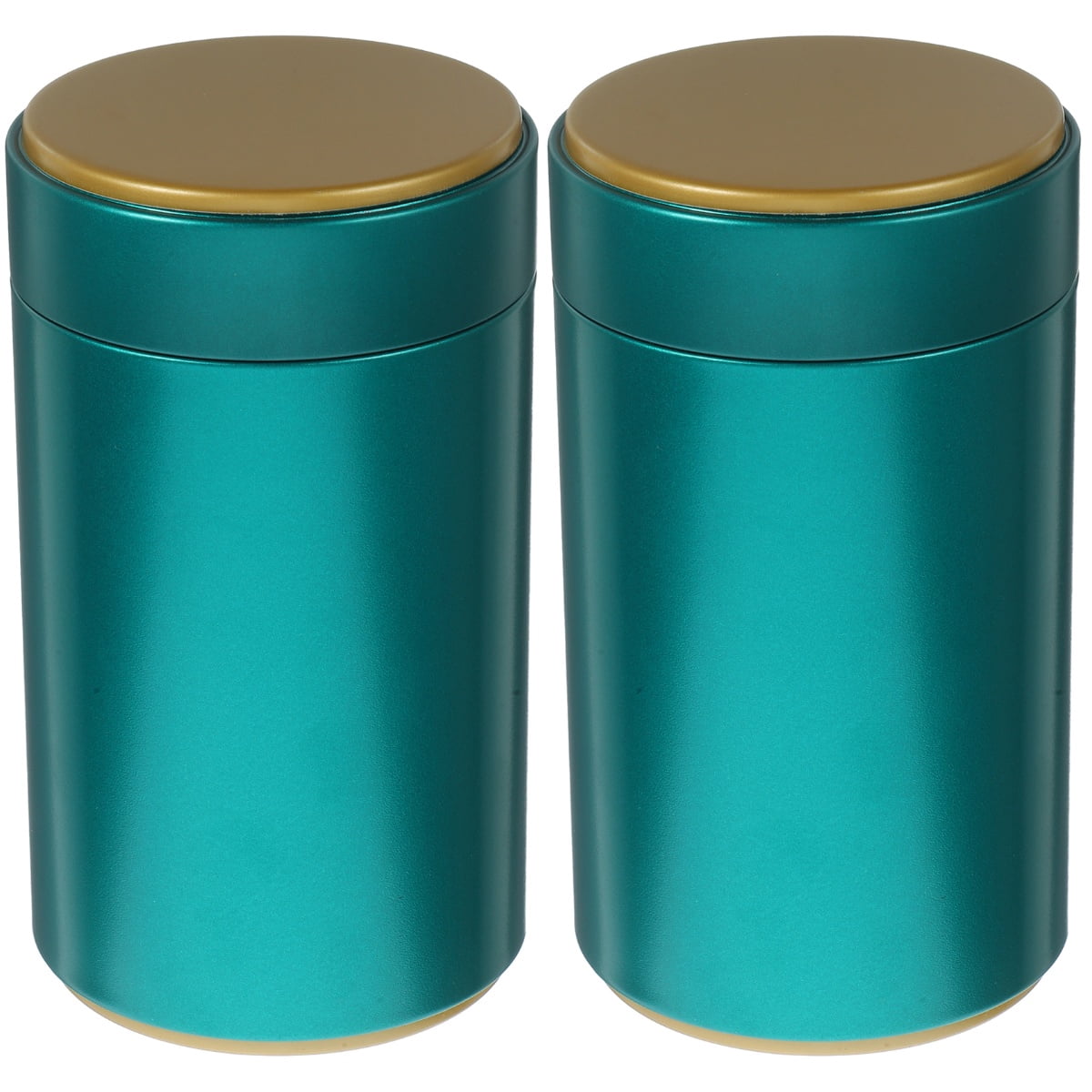 Set of 2 Gift Wraps Frosted Iron Tea Candy Jar Condiment Boxes Kitchen ...