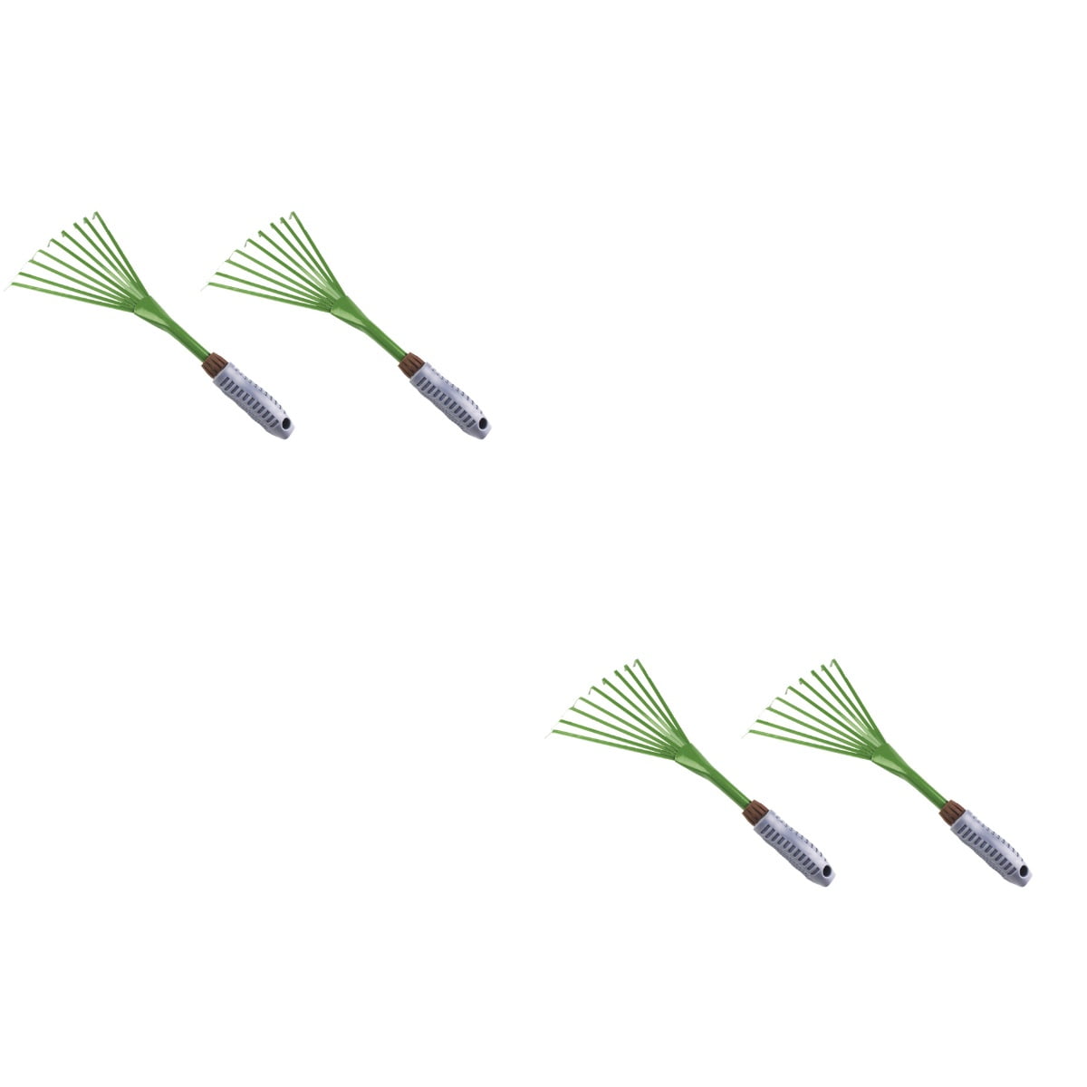 Set of 2 Gloves Garden Rake Hand Claw Rake Child 39X16X3CM Green ...